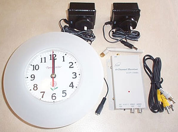 Wireless Wall Clock Hidden Camera